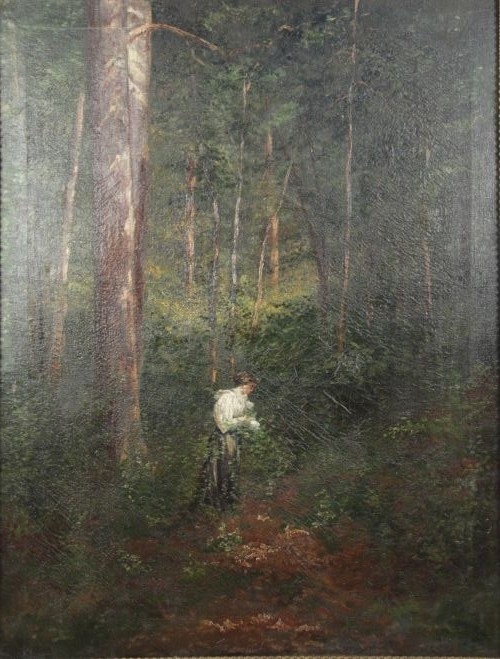 Christian J. Walter | Woman in Forest | MutualArt
