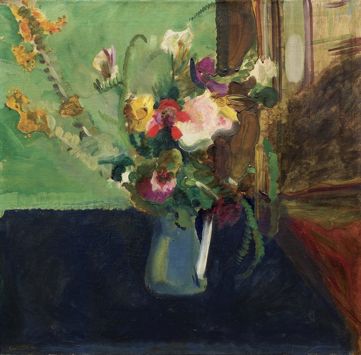 Gustaw Gwozdecki | Flowers | MutualArt