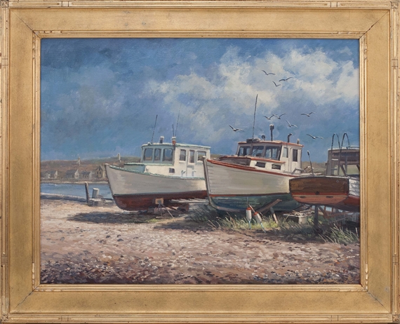 Michael Stoffa | Three at Granite Wharf | MutualArt