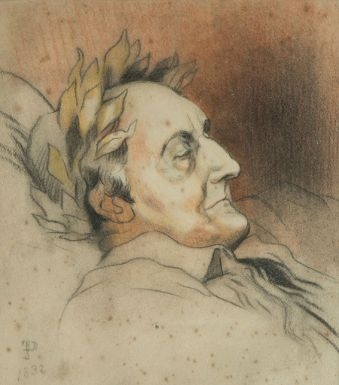 Friedrich Preller the Elder | Goethe sur son lit de mort (1832) | MutualArt