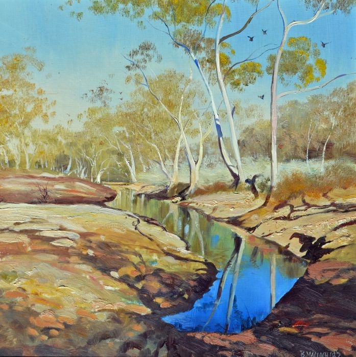 Bruce Malloch | Waterhole (1987) | MutualArt