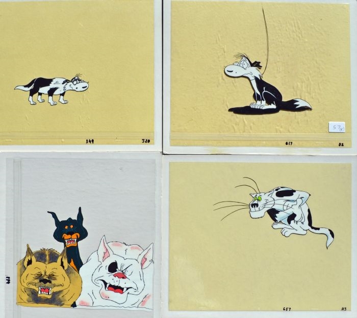 Murray Ball | Footrot Flats 8 Original Cartoon Cells, from the movie ...