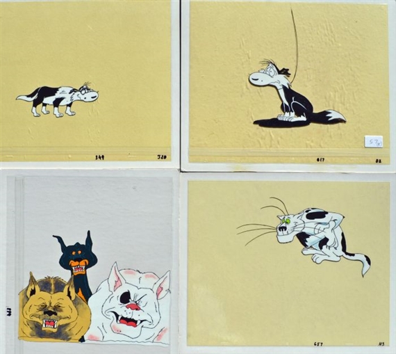 Murray Ball | Footrot Flats 8 Original Cartoon Cells, from the movie ...