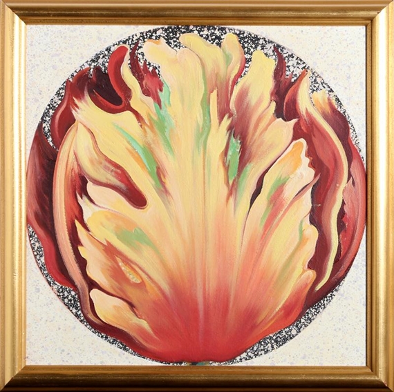 Lowell Nesbitt | Flame Tulip (1982) | MutualArt