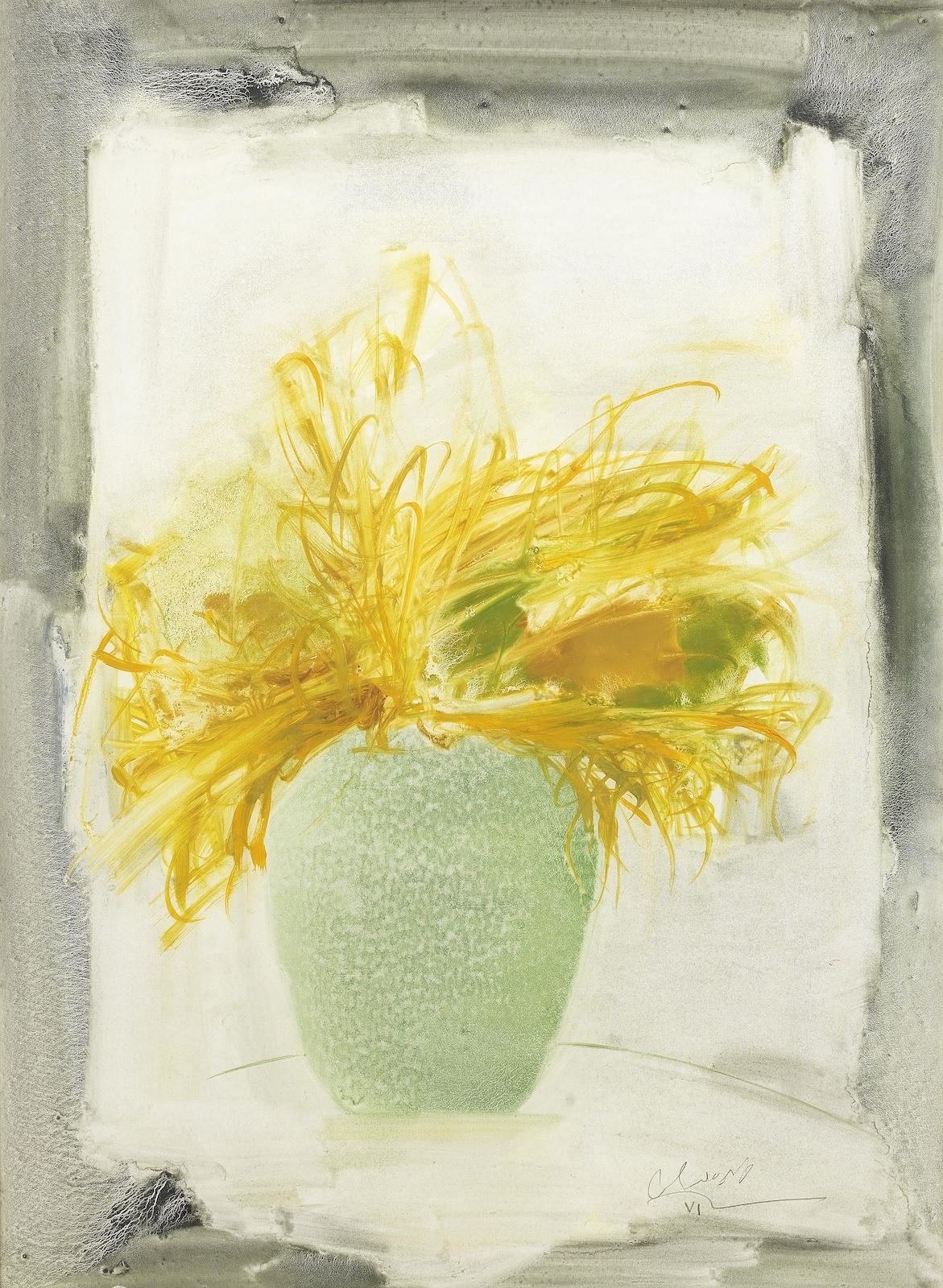 Farideh Lashai | Still Life in Yellow (1971) | MutualArt