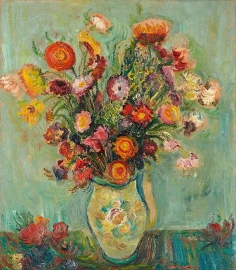David Peretz | Bouquet de fleurs (1954) | MutualArt