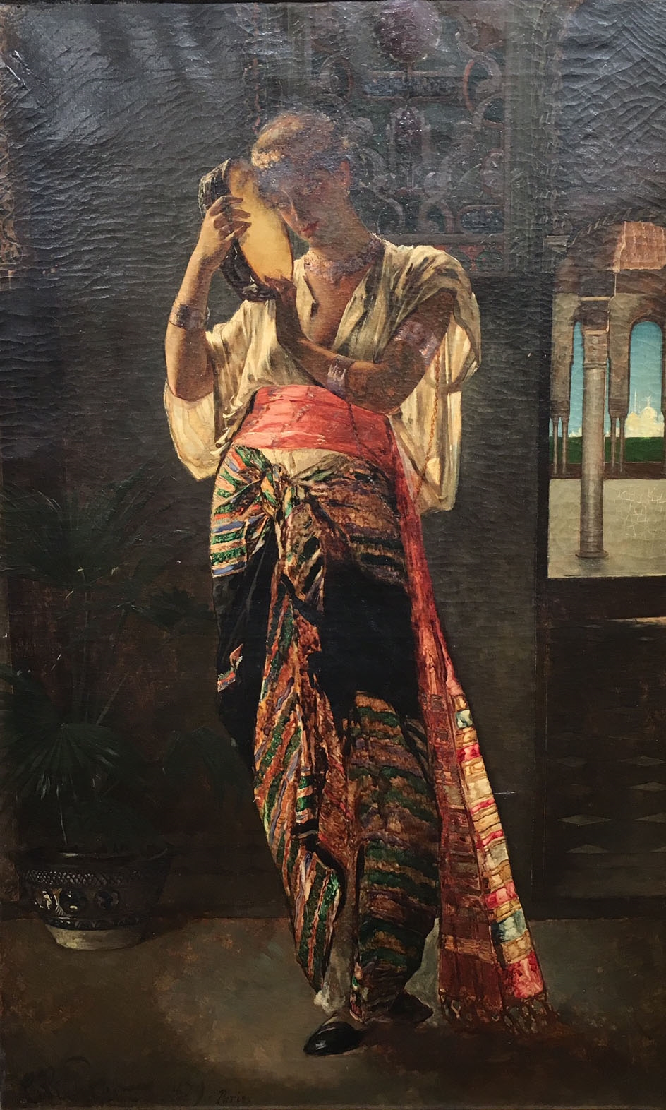 Edouard Frederic Wilhelm Richter | WOMAN DANCING (1874) | MutualArt