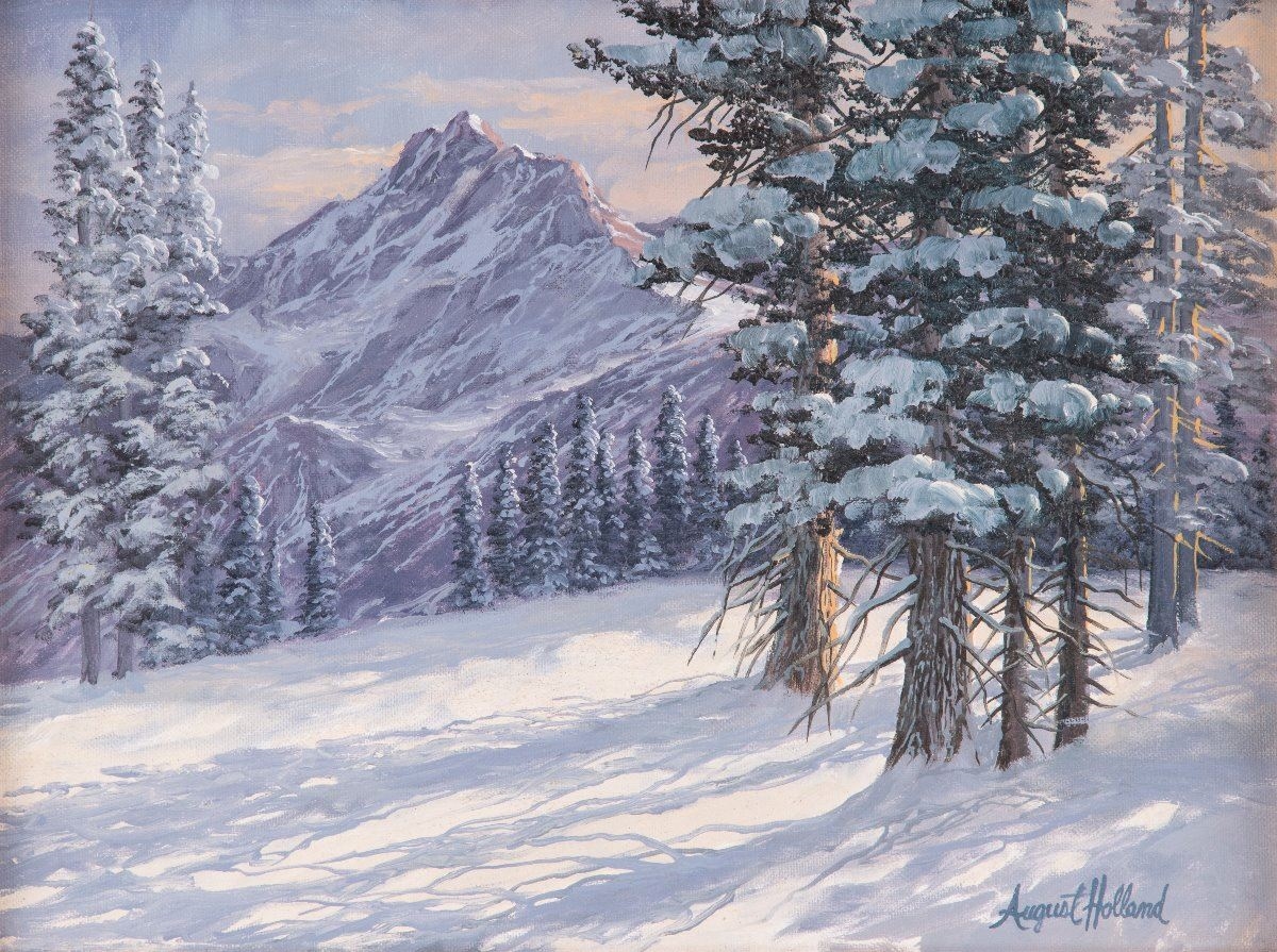 August Holland | Winter in Wyoming | MutualArt