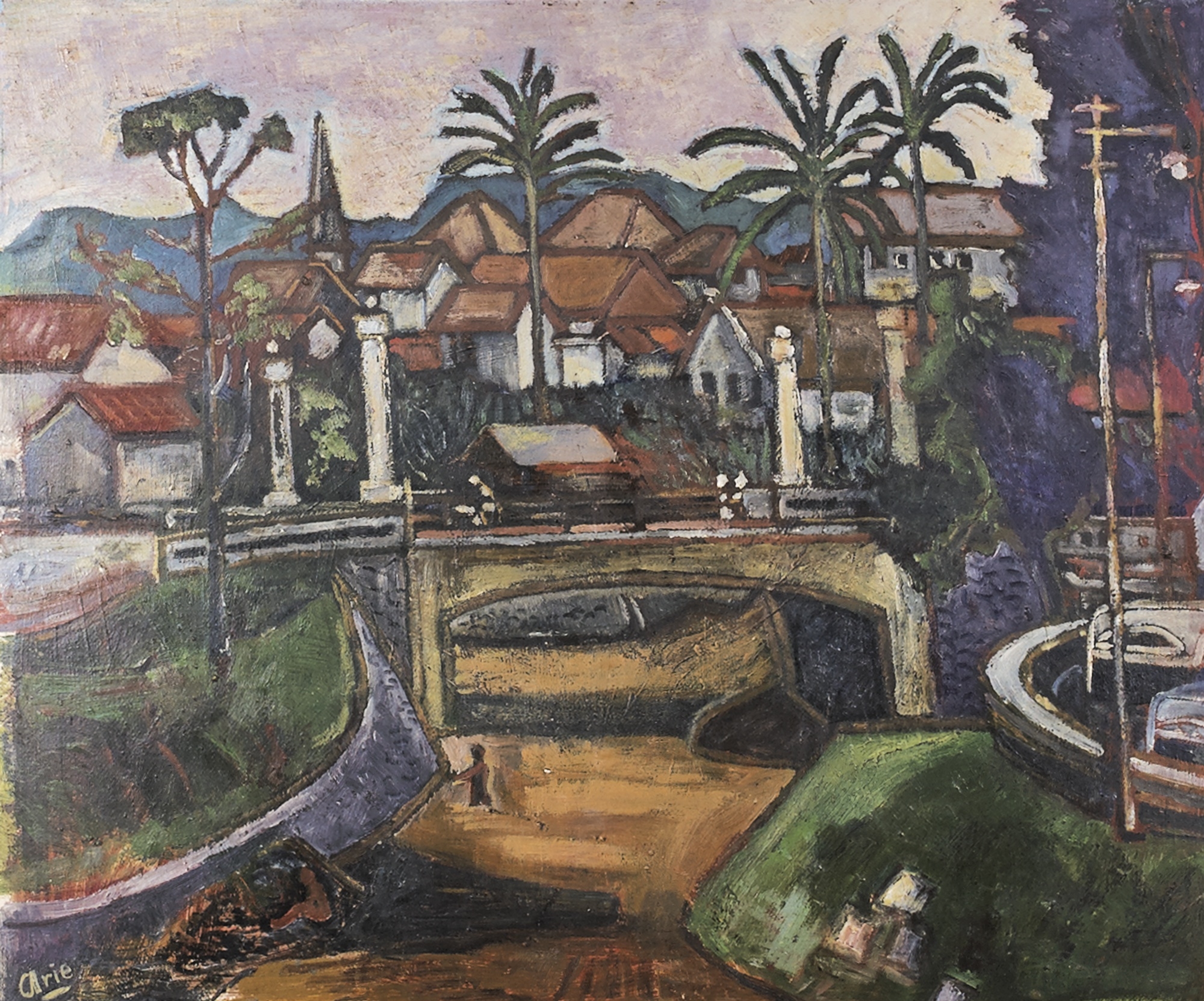 Arie Smit | TOWN OF BANDUNG (Circa 1952) | MutualArt