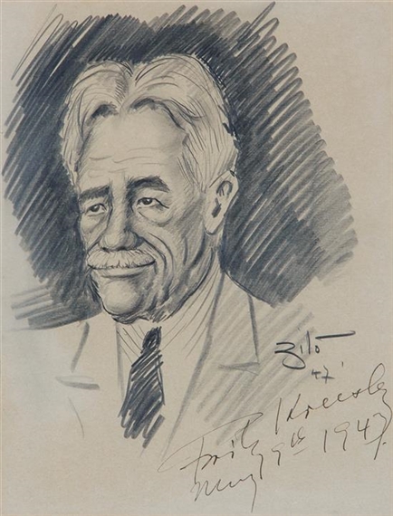 Vinzento Zito | Portrait of Fritz Kreisler (1947) | MutualArt