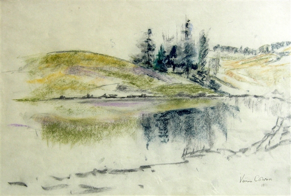Vivien Cowan | Cariboo Landscape (1983) | MutualArt