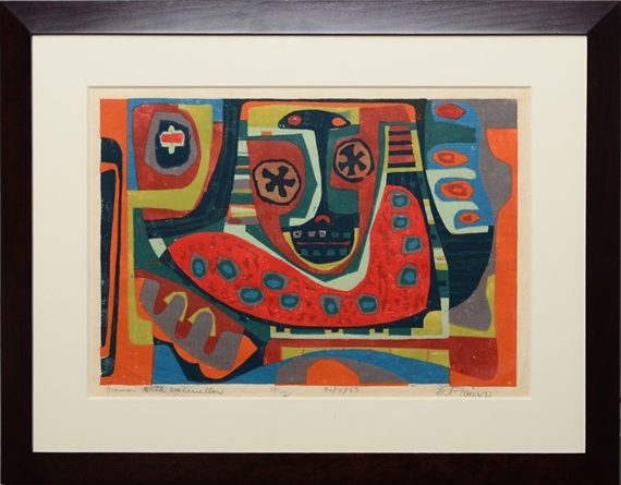 Ted Faiers | Woman with Watermelon (1953) | MutualArt
