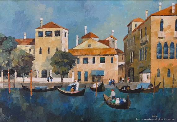 Tom Esplin | Venetian Canal | MutualArt