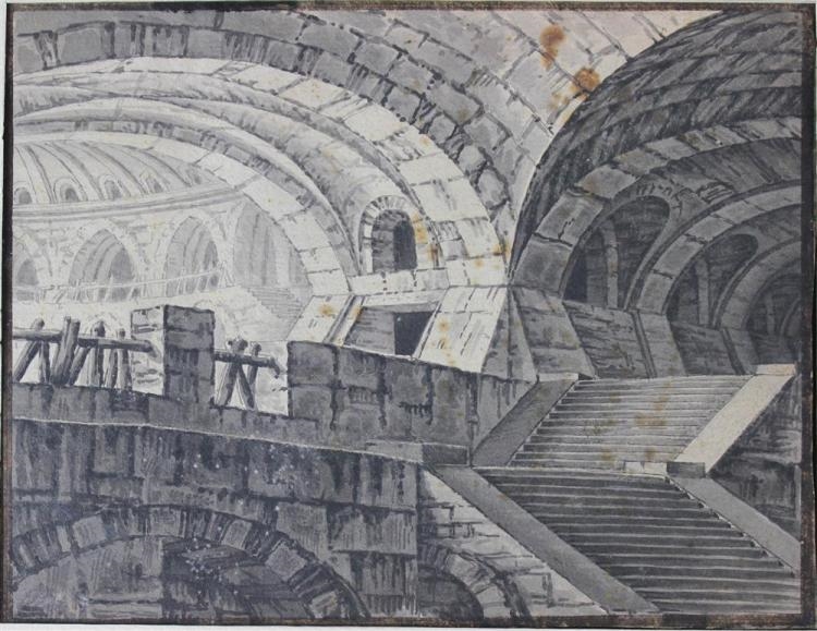 Italian School, 18th Century | ARCHITECTURAL DRAWING | MutualArt