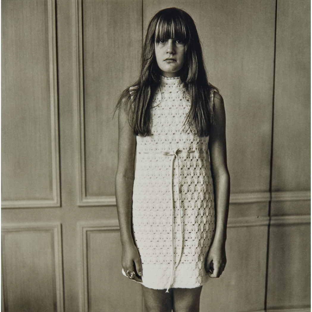 Diane Arbus | 2 Works: [Marcella Matthaei, standing, aged 11 ...