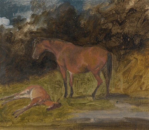 George Garrard | A MARE AND FOAL, PRINCE OF WALES'S STUD ASTON CLINTON ...