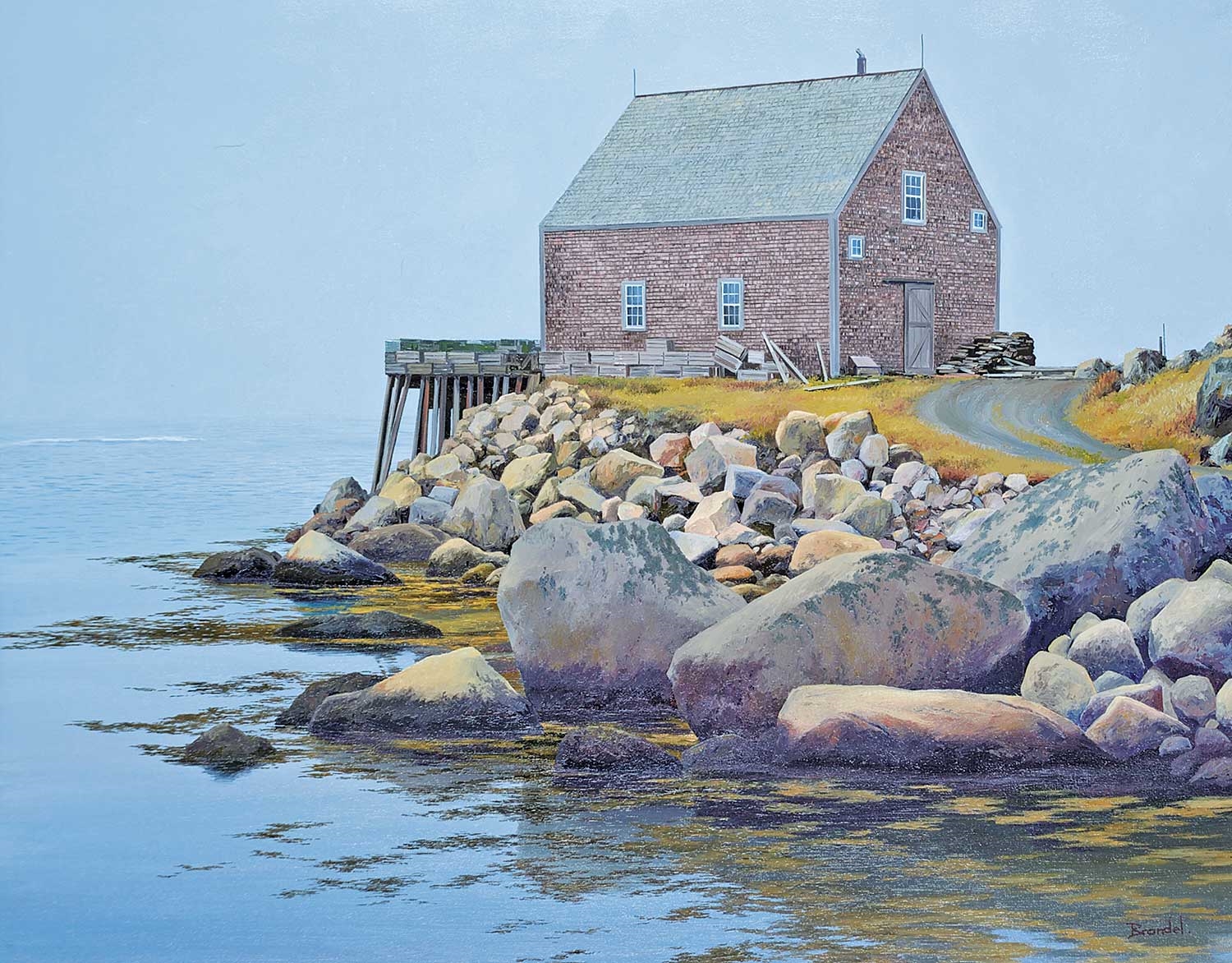 Merv Brandel | Blue Rocks | MutualArt