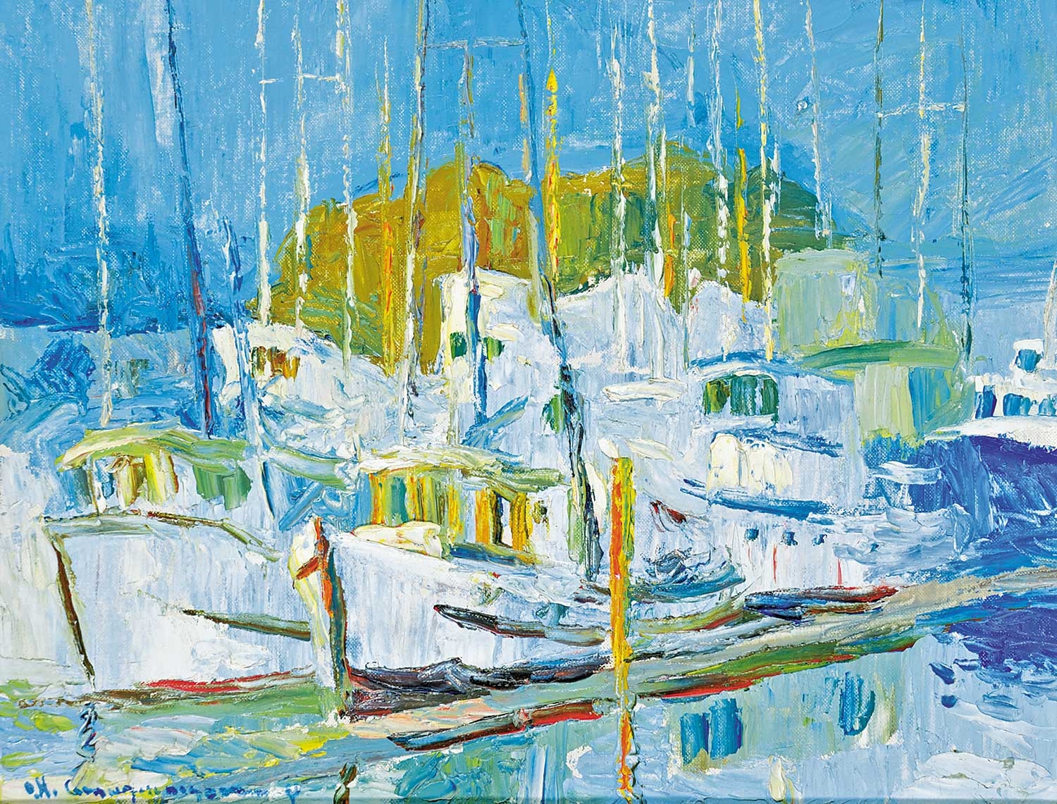 Nicolas de Grandmaison Jr. | Impressions in the Fishing Cove | MutualArt