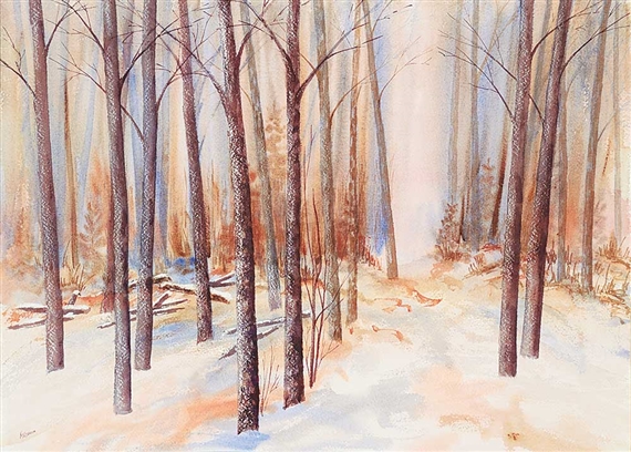 Neil Patterson | Untitled - Winter Walk | MutualArt