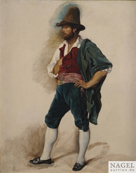 Munich School, 19th Century | Portrait of a Tyrolese as full-figure ...