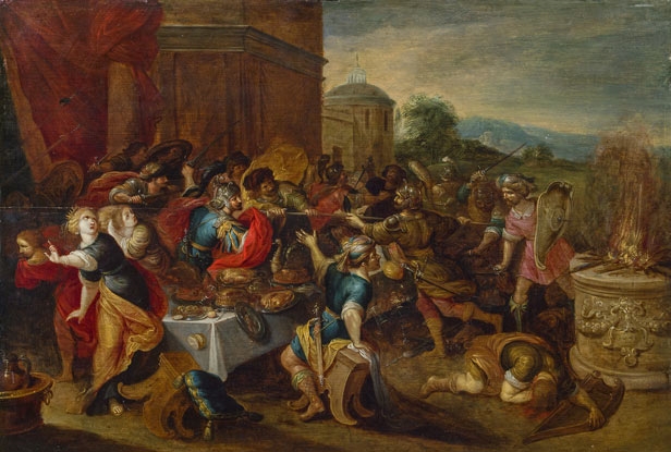 Frans Francken II | Wedding of Perseus and Andromeda (1641) | MutualArt