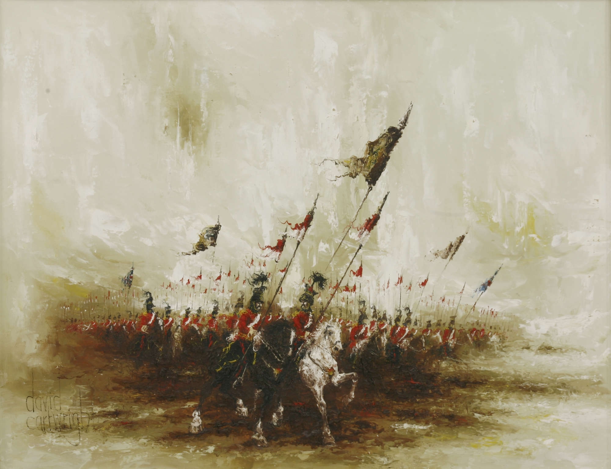 David Cartwright | A CAVALRY CHARGE, BELIEVED TO BE AT THE BATTLE OF ...