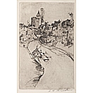 Herman H. Wessel | Cincinnati Skyline from the Ohio River | MutualArt