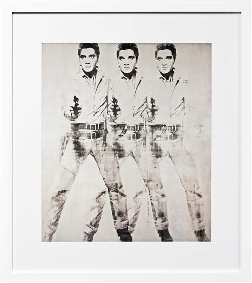 Andy Warhol Triple Elvis