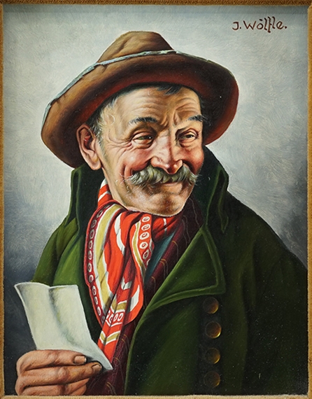 Inge Wolfle | Tyrolean Man in Green | MutualArt