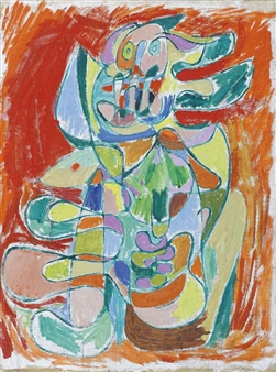 Asger Jorn | Didaska V (1945) | MutualArt