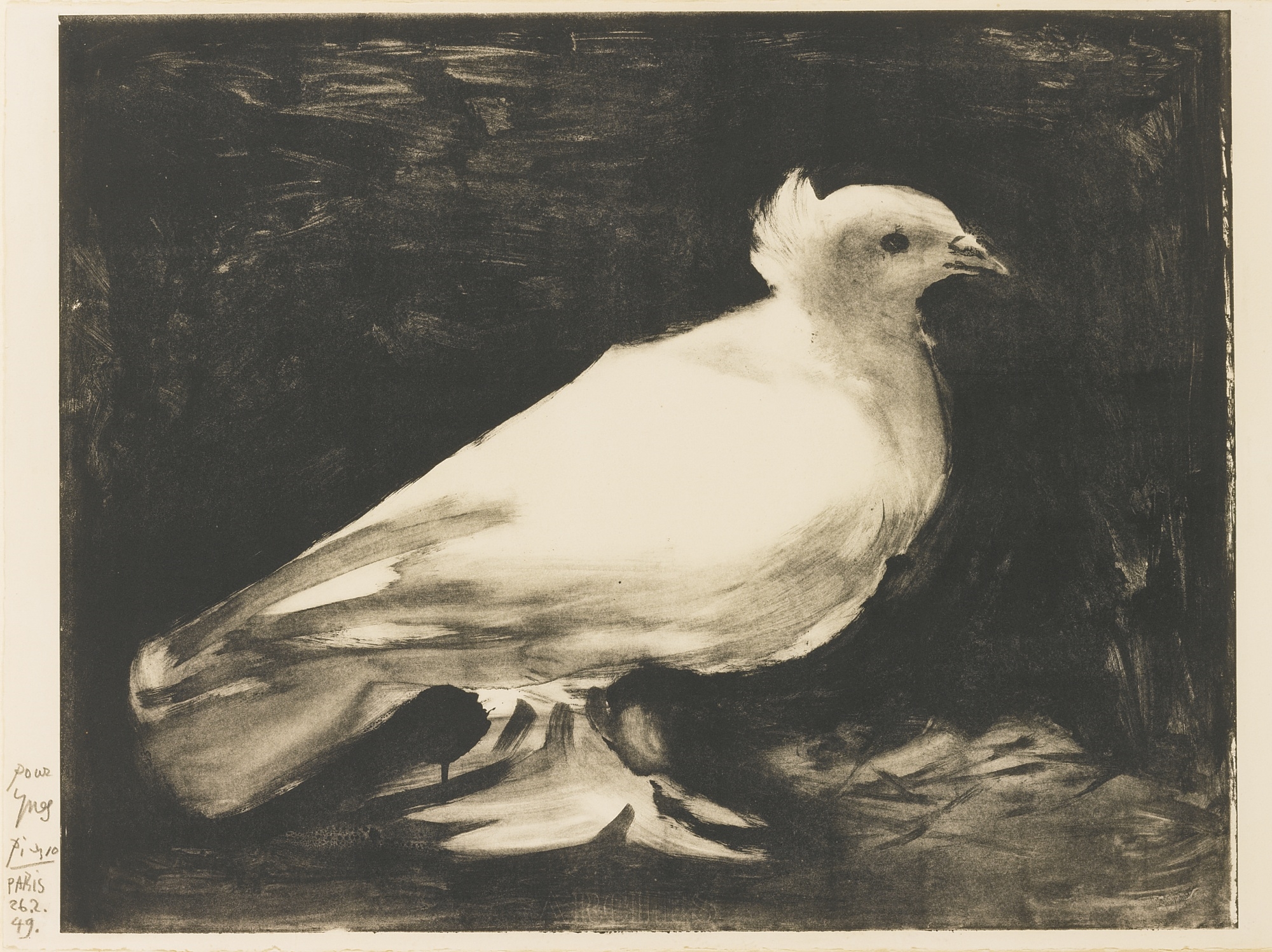 Pablo Picasso | LA COLOMBE (B. 583; M. 141) (1949) | MutualArt