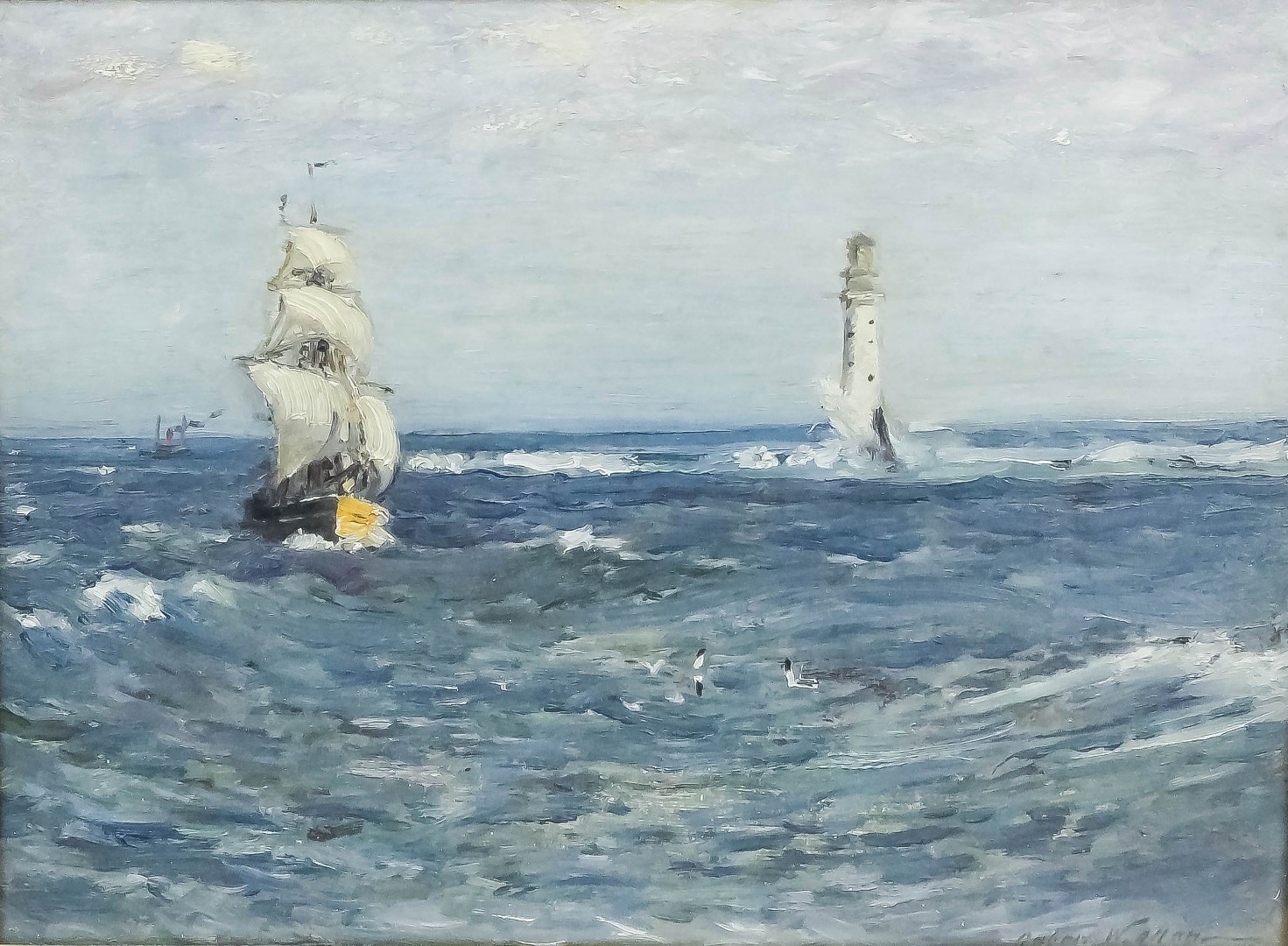 Robert Weir Allan | Inchcape Lighthouse | MutualArt