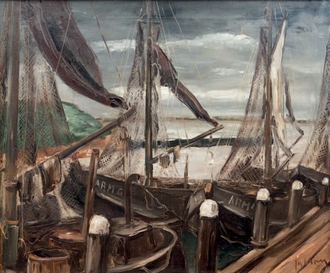 Jos Croin | Le port de Veere, Pays-Bas | MutualArt