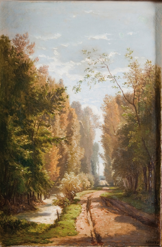 Jules Nicholas Schitz | Path in the woods | MutualArt
