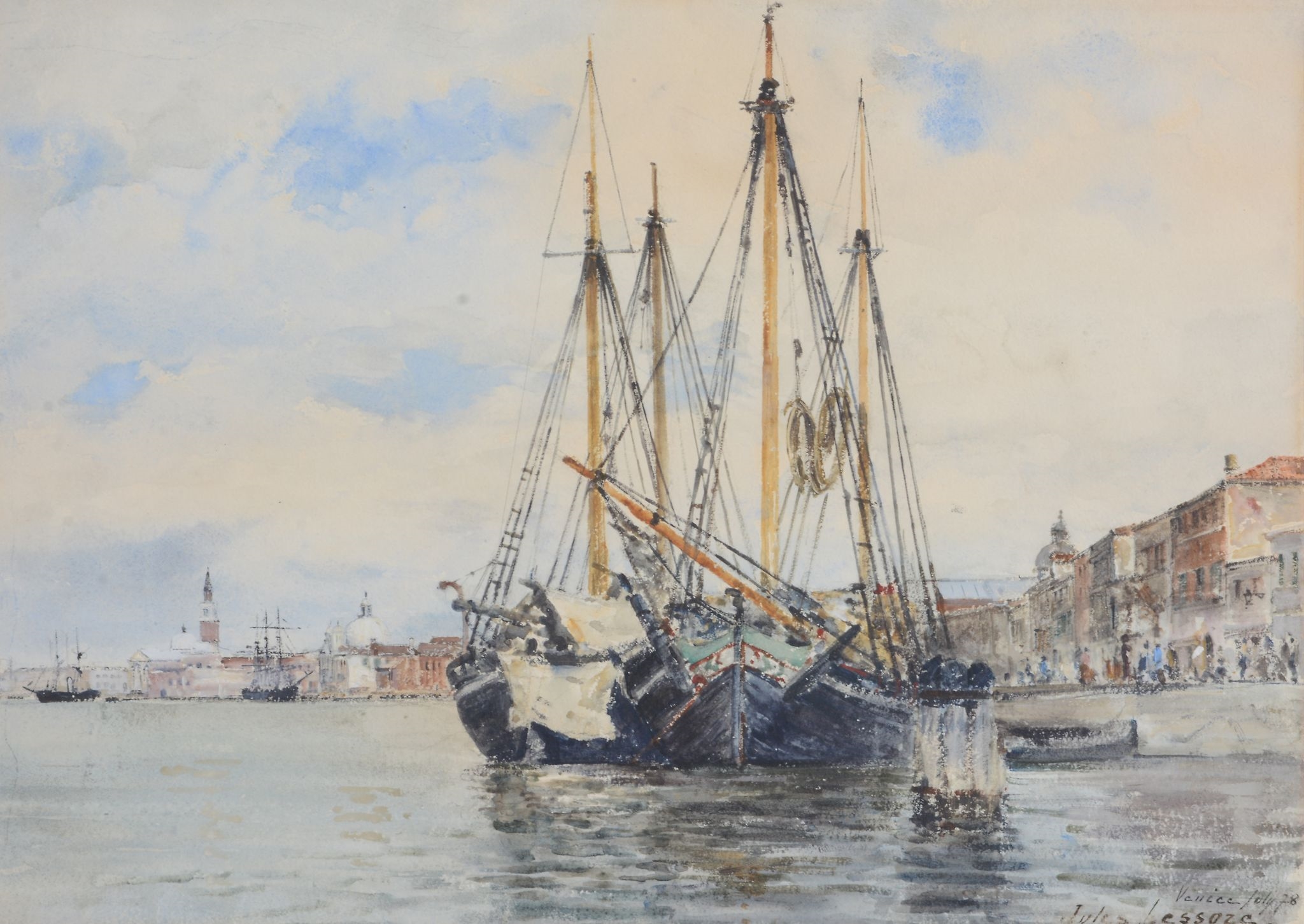 Jules Lessore | Venice (1978) | MutualArt