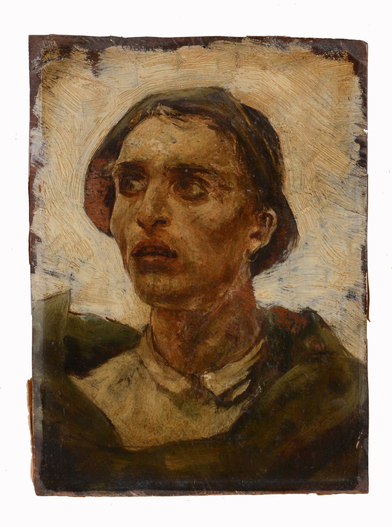 Francesco Paolo Michetti | Head and Shoulders Study of a Young Man ...