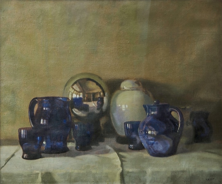 Frederick Leist | Still Life with Pottery | MutualArt