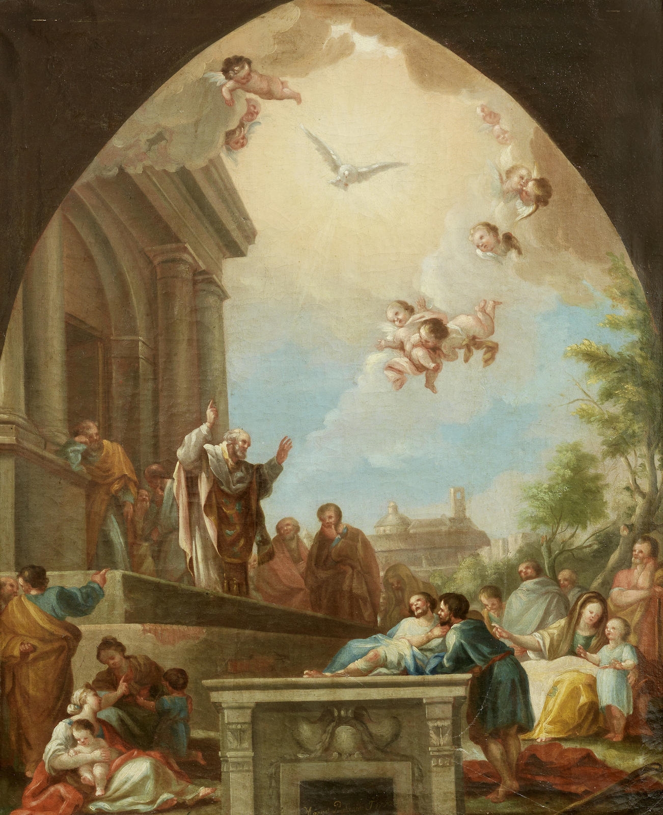 Francisco Bayeu y Subias | Saint Eugene Preaching | MutualArt