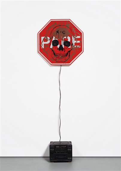 Tony Oursler | Singing Stop Sign (Señalización de Pare Cantante) (1998 ...