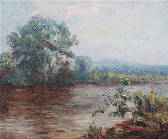 Francesco J. Spicuzza | Lakeside Landscape | MutualArt