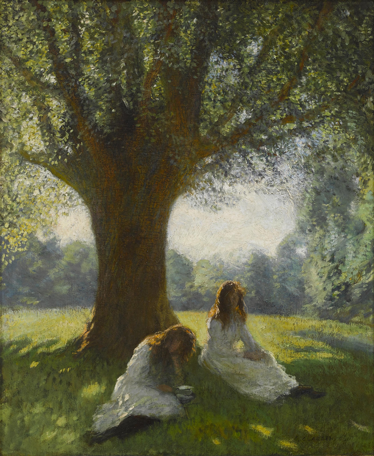 George Clausen | The spreading tree | MutualArt
