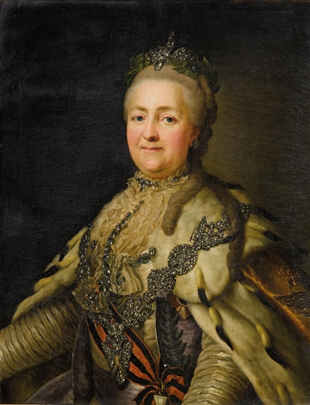Alexander Roslin | Portrait of Catherine II, Empress of Russia ...