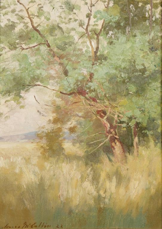 Louis McCubbin | A landscape with trees (1922) | MutualArt