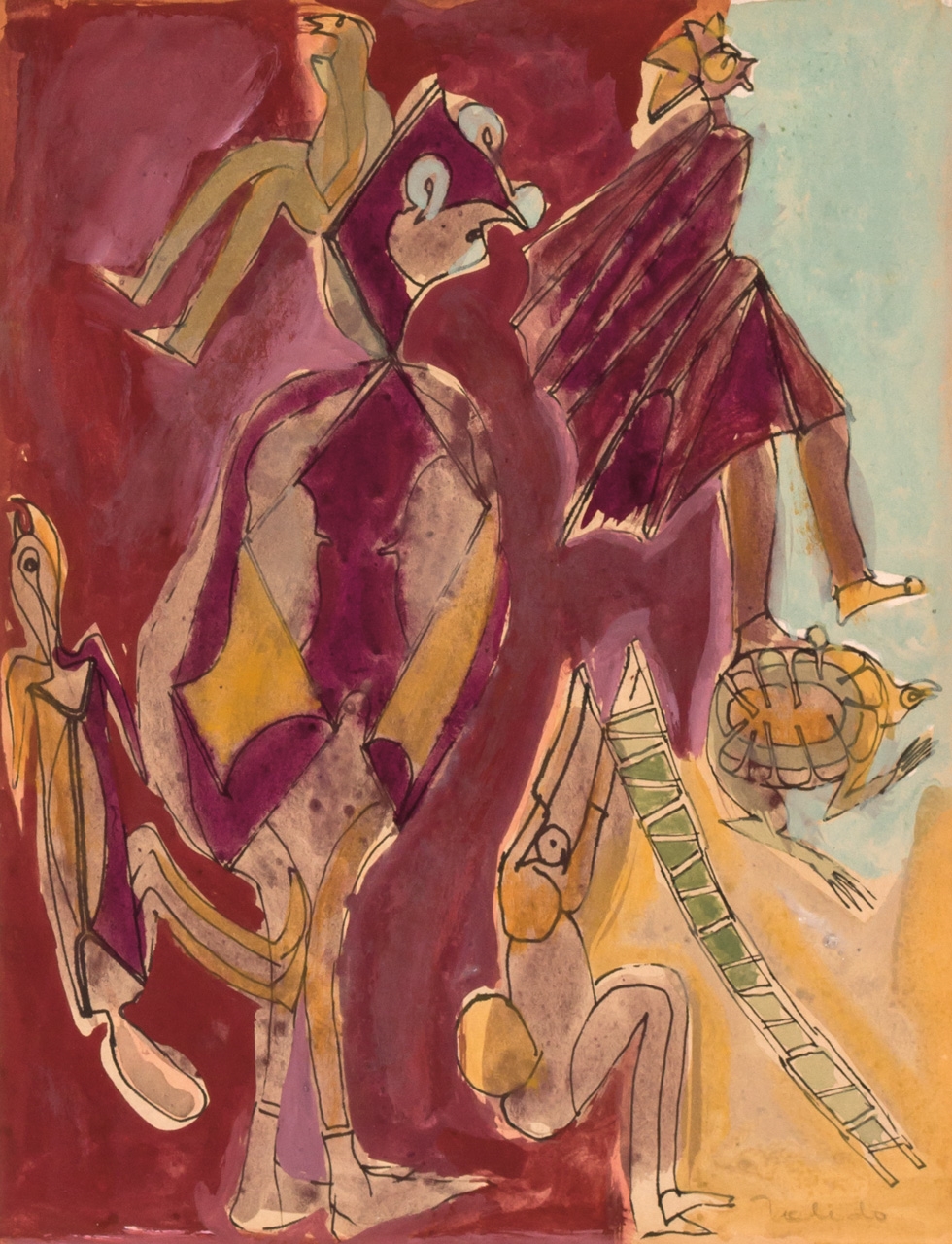 Francisco Toledo | Untitled Abstract | MutualArt