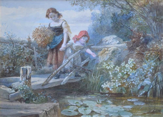Walter Goodall | The Gleaners (1863) | MutualArt