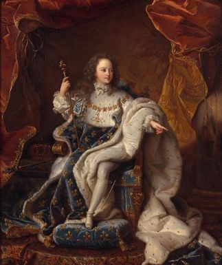 Hyacinthe Rigaud | Portrait de Louis XV, roi de France (1710-1774 ...