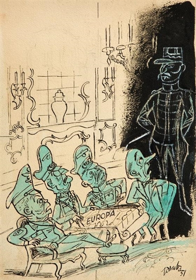 Jerzy Zaruba | Europe, satirical illustration for the magazine Szpilki ...