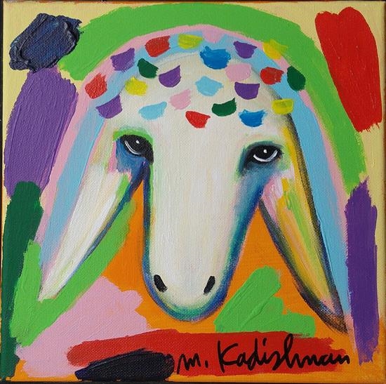 Menashe Kadishman | Sheep Head | MutualArt