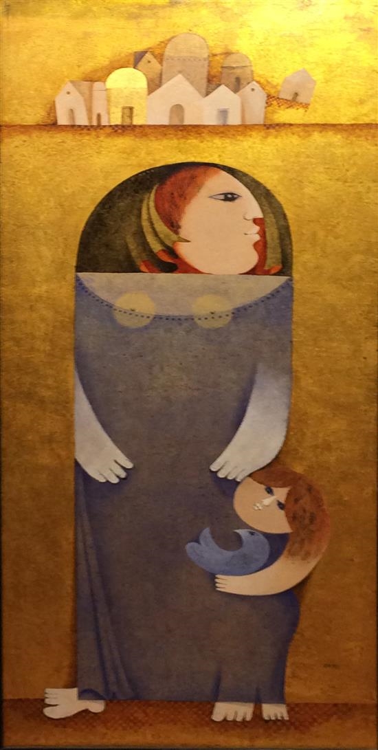 Sami Briss | Mother and Child (1986) | MutualArt
