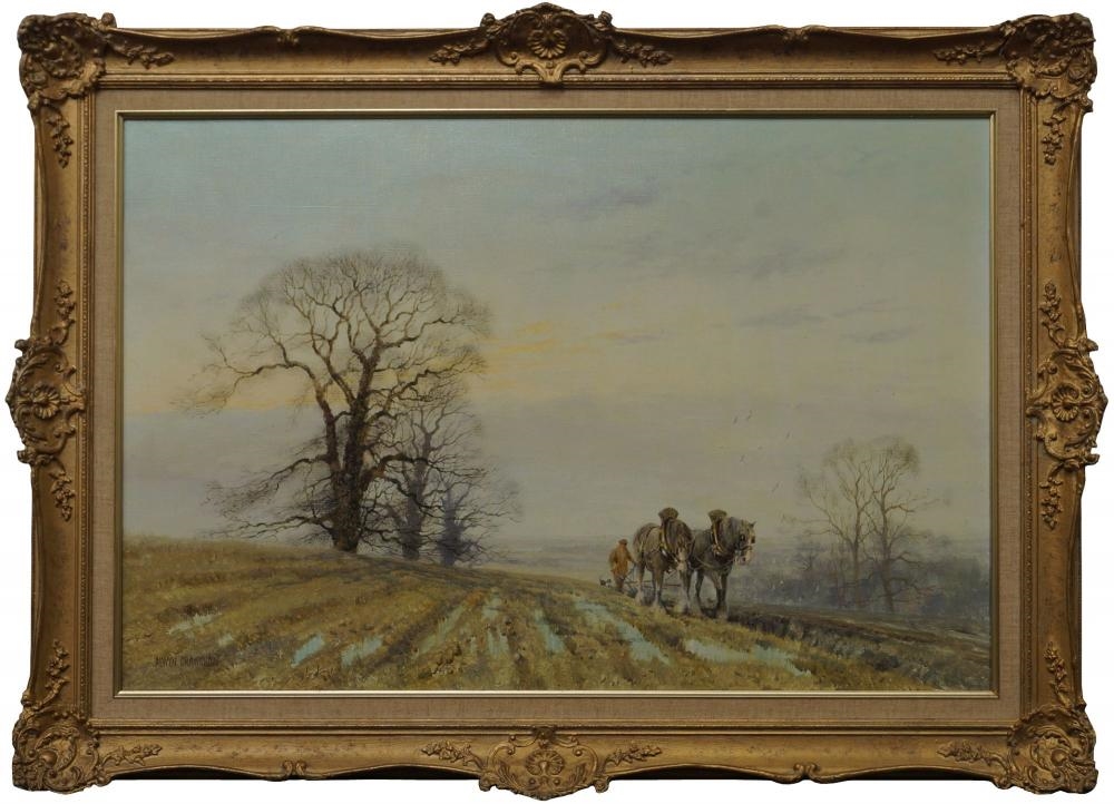 Alwyn Crawshaw | Ploughing the field | MutualArt